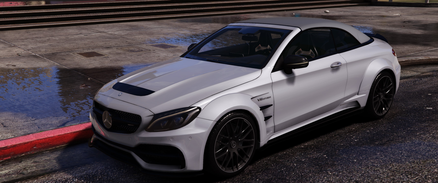 2017 Mercedes Benz C63S AMG Cabrio PD65CC Prior Design (Animated Roof ...
