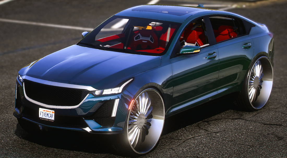 (Debadged) Cadillac CT5 On Dub Floaters 6 Seater Slider | A1 Customs ...