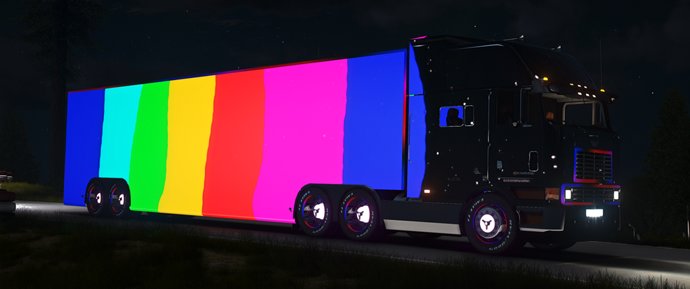 Navistar International 9800 10x10 Rainbow [Dinamic Lights] – Gorilla ...