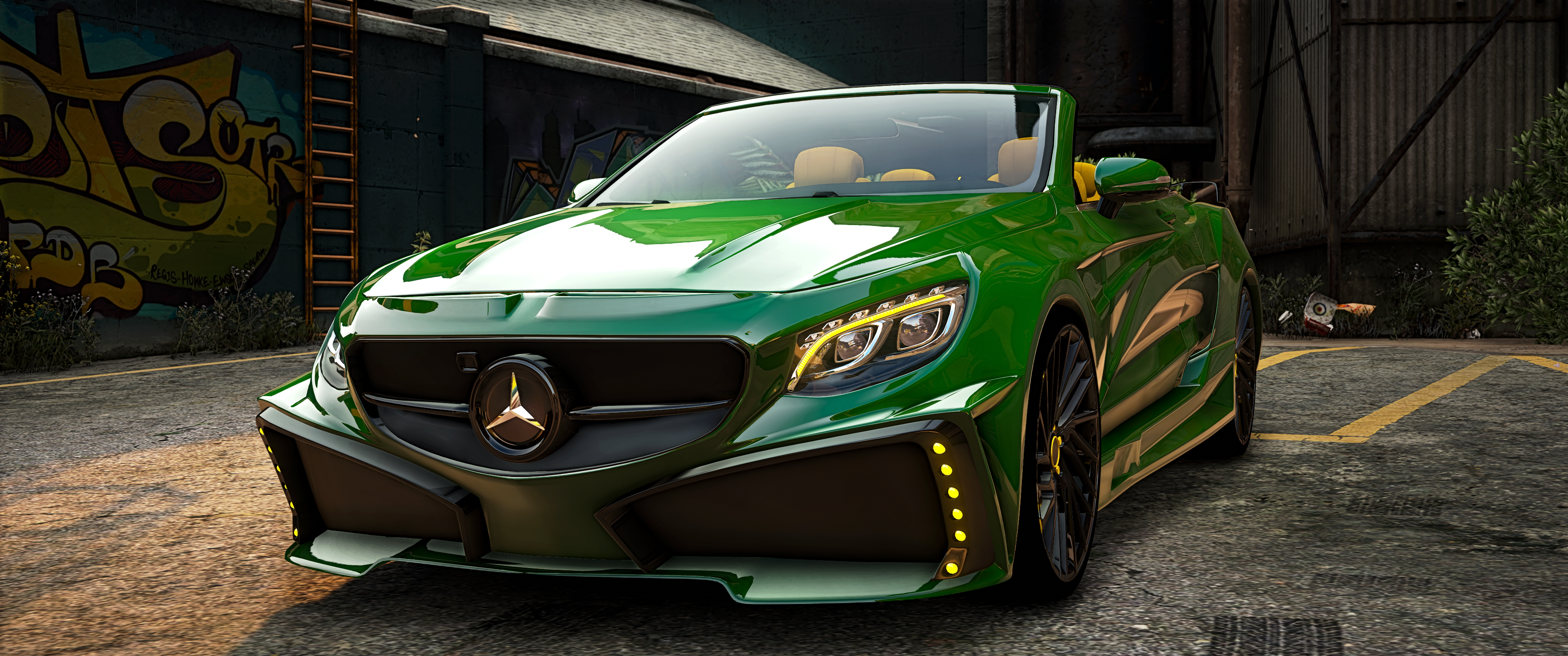 Mercedes S63 Squalo Widebody [Animated Roof] | Nukem Customs – Gorilla ...