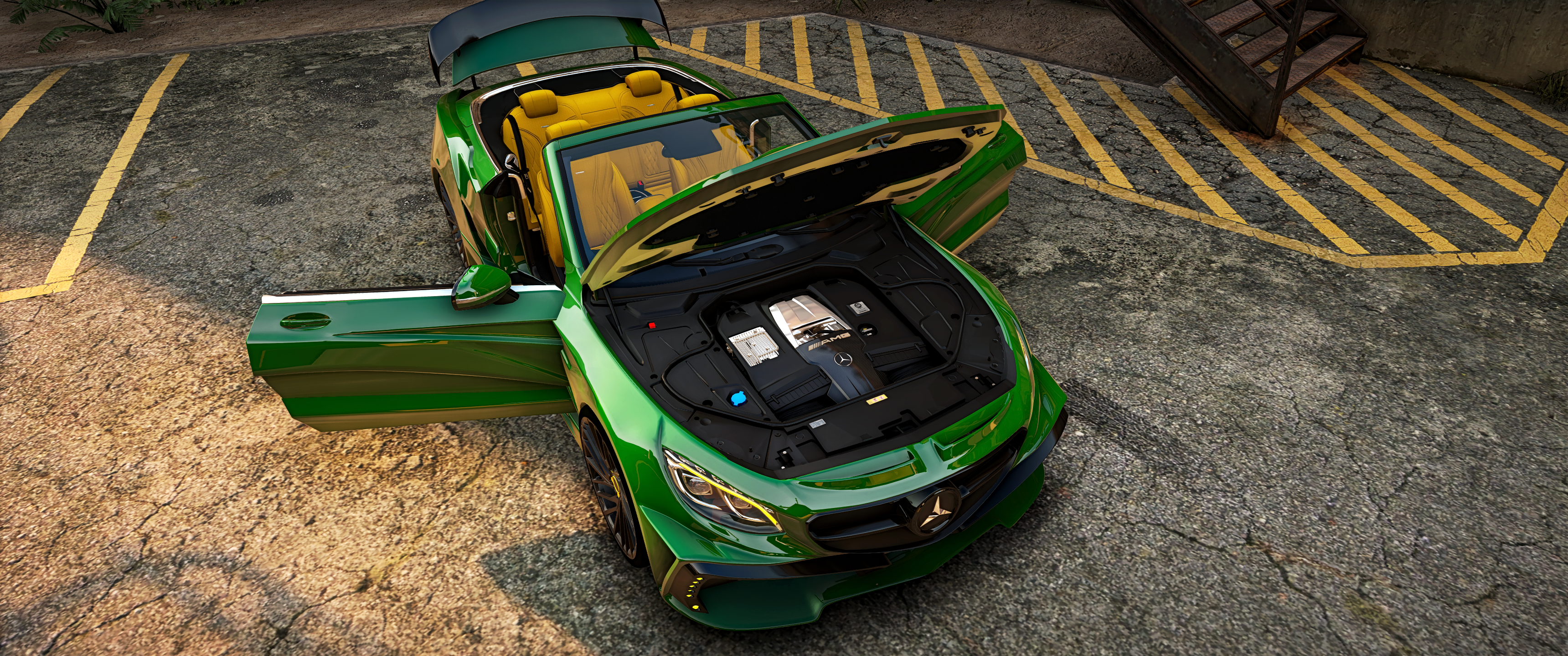 Mercedes S63 Squalo Widebody [Animated Roof] | Nukem Customs – Gorilla ...
