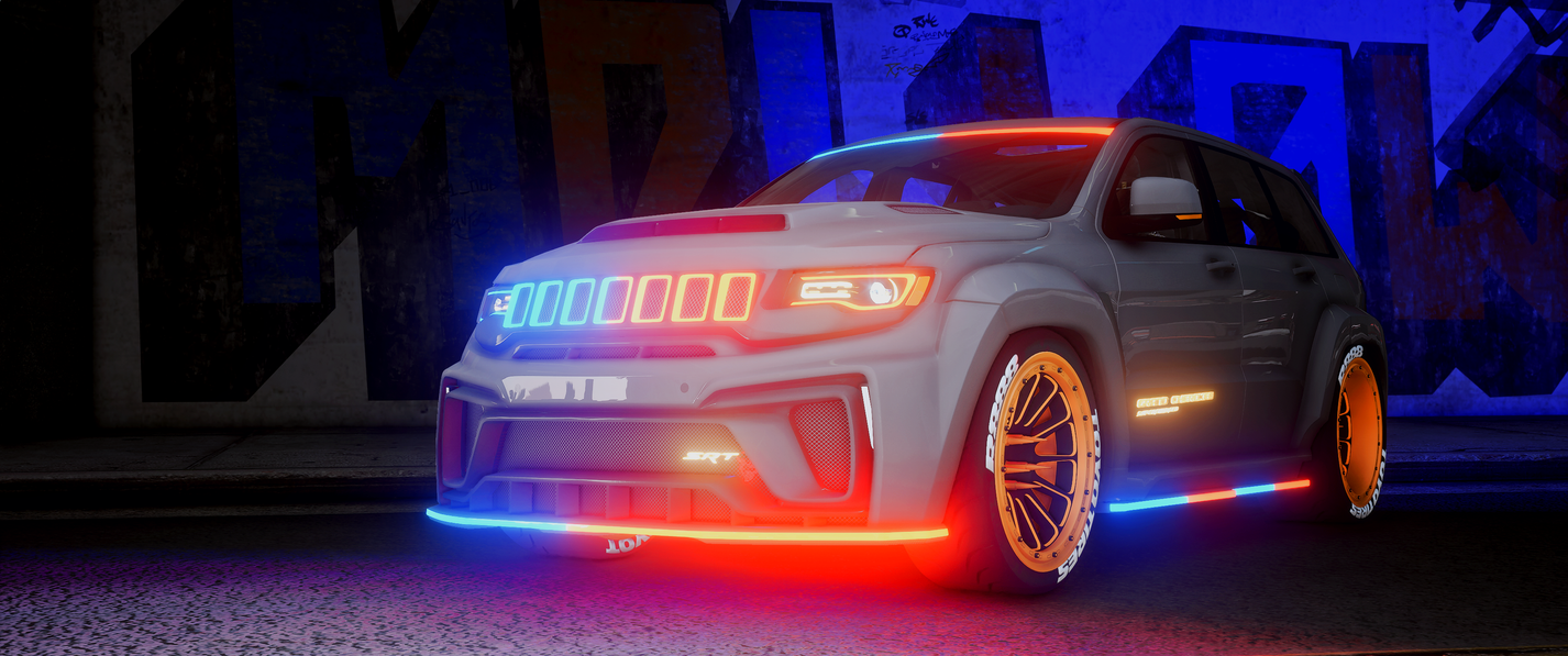 Jeep Demon Hawk Police Modern Lights – Gorilla Cars & MLO