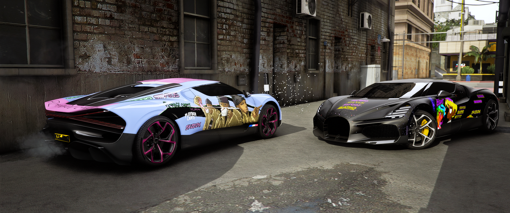 (Debadged) Bugatti Mistral on roof – Gorilla Cars & MLO