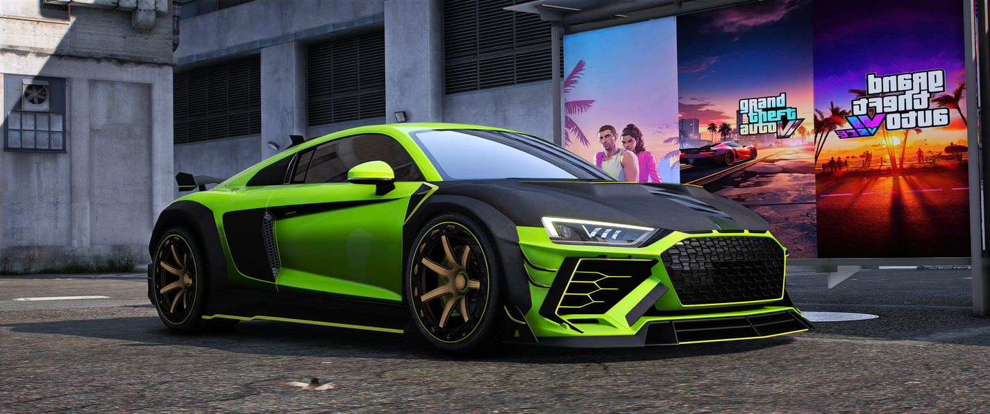 (Debadged) Mansory Audi R8 EVO – Gorilla Cars & MLO