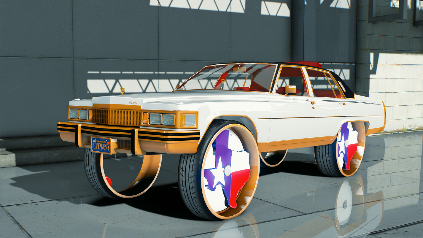 Cadillac Fleetwood 1978 Donk Spiners | Ismackzi – Gorilla Cars & MLO