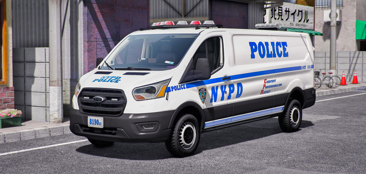 Ford Transit Police 2022 – Gorilla Cars & MLO