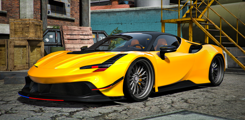 (Debadged) Ferrari SF90 Widebody LEO | Zen Modifications – Gorilla Cars ...