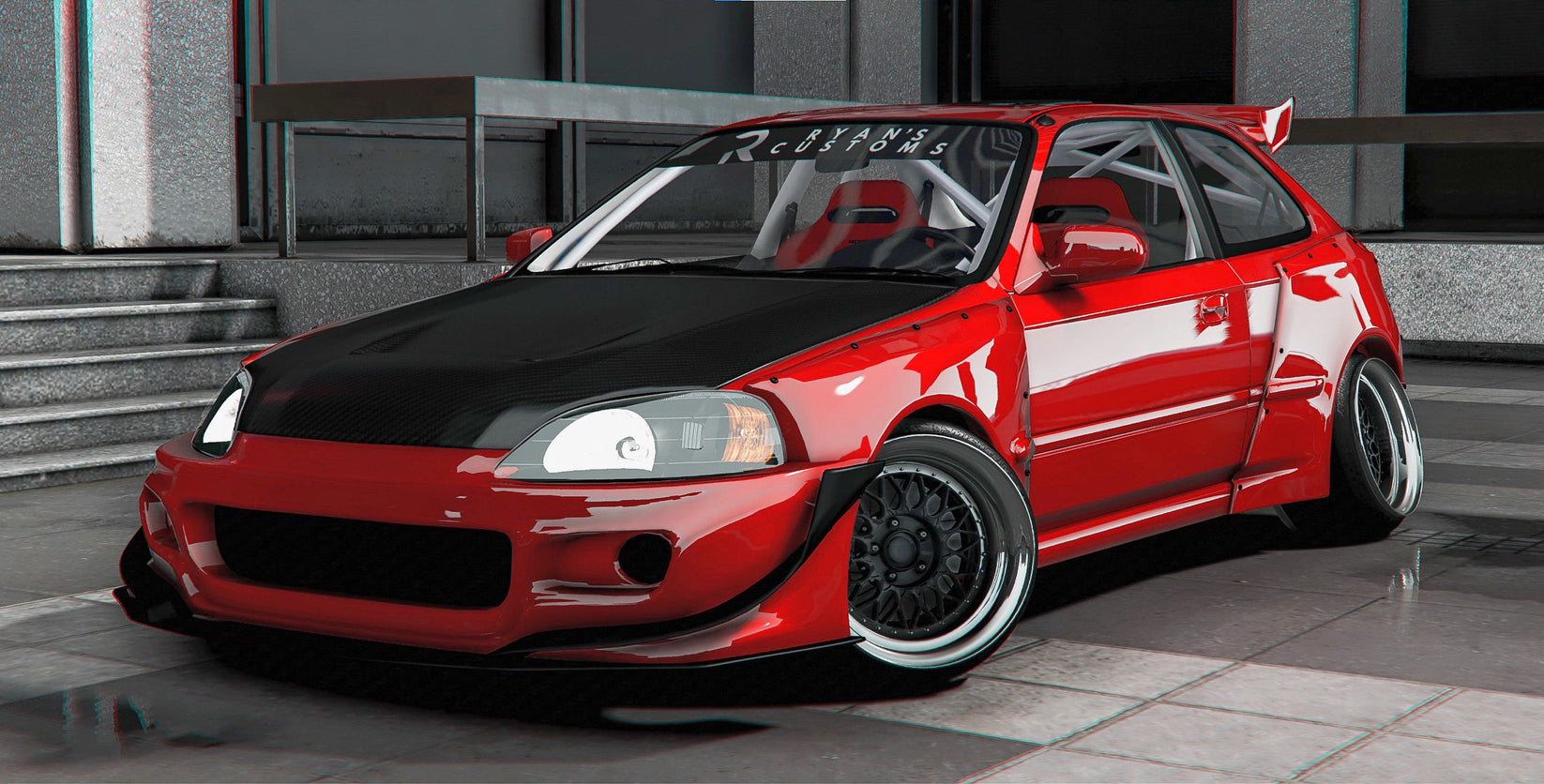 Honda Civic EK9 Pandem | Lemon – Gorilla Cars & MLO