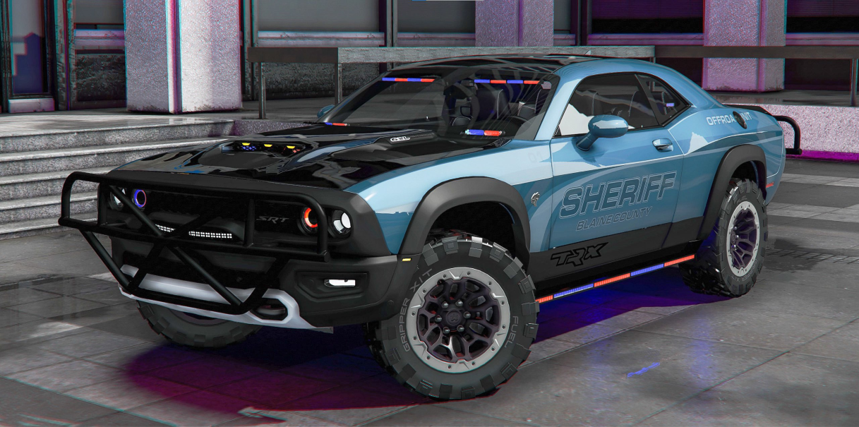 Challenger X TRX Police Mix | THCK Customs – Gorilla Cars & MLO