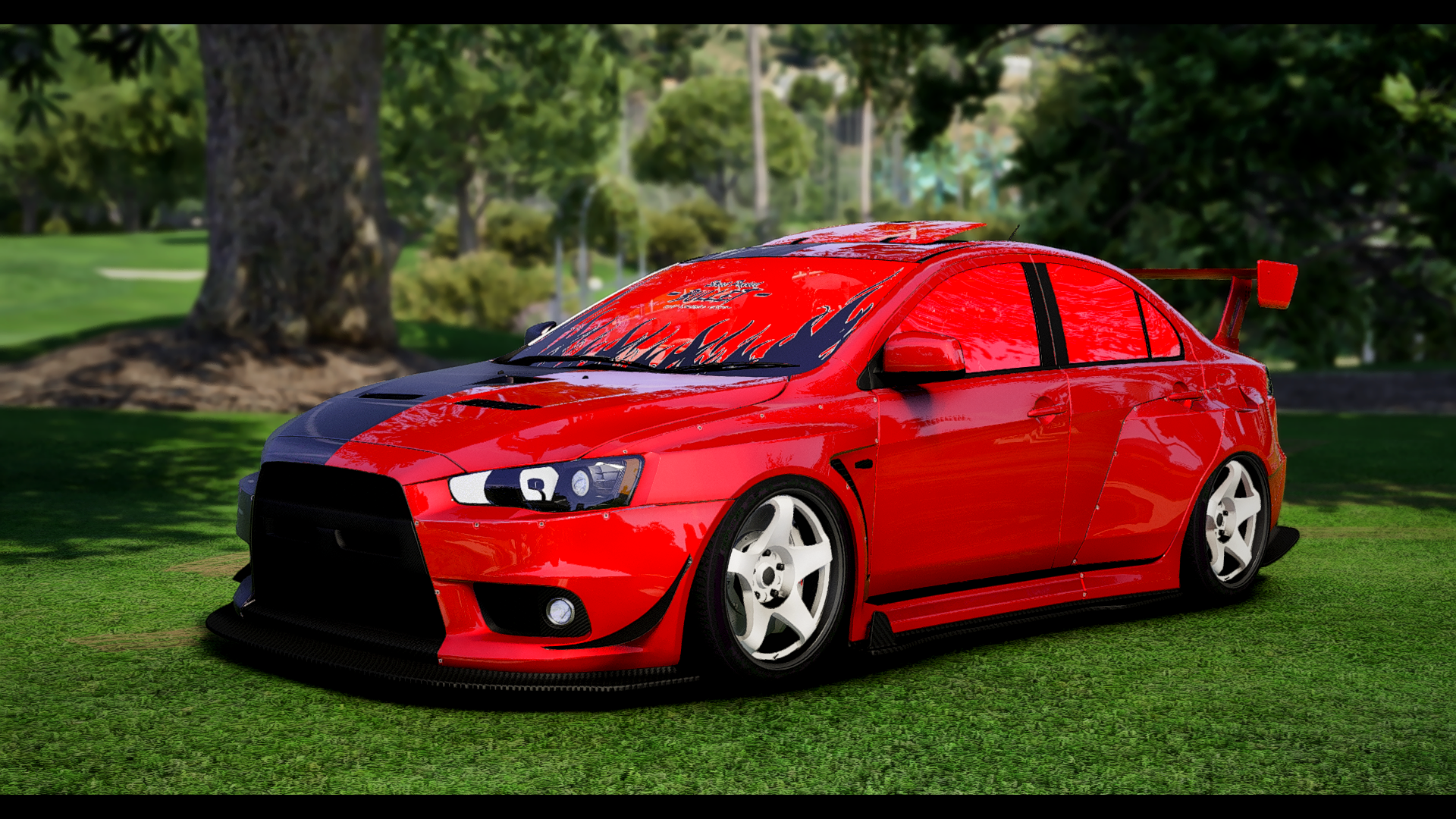(Debadged) Mitsubishi Evo X Widebody Livery Custom | South Coast Custo ...