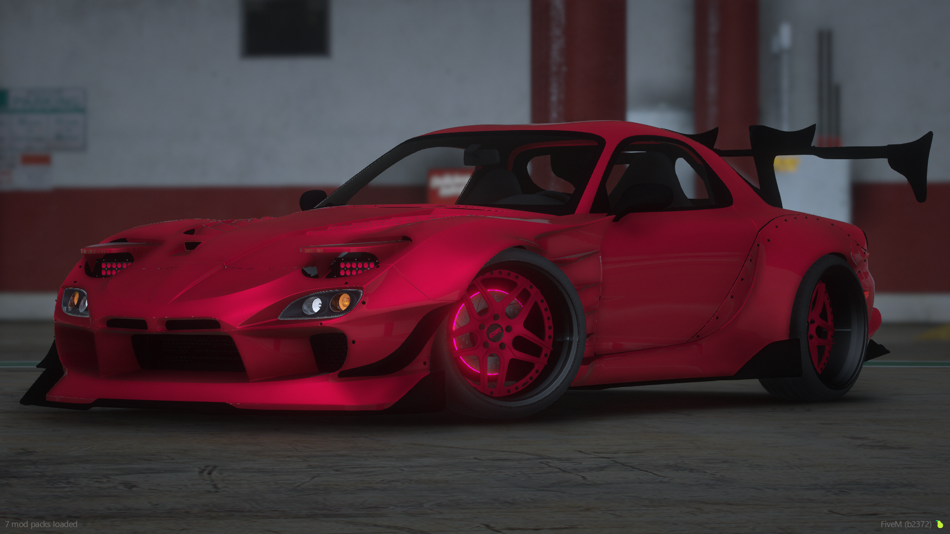 Mazda Rx7 Widebody LED Glow Edition | Tora – Gorilla Cars & MLO