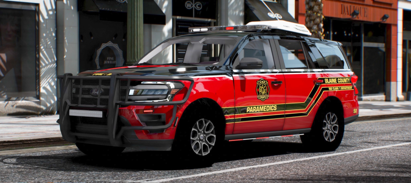 [Non ELS] Ford Expedition Police 2022 | GSD MODS – Gorilla Cars & MLO