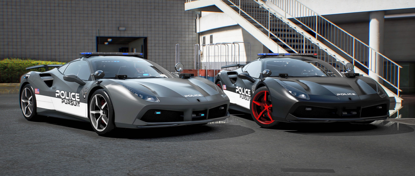 [Non ELS] Ferrari 488 Police | Trooper Corentin – Gorilla Cars & MLO
