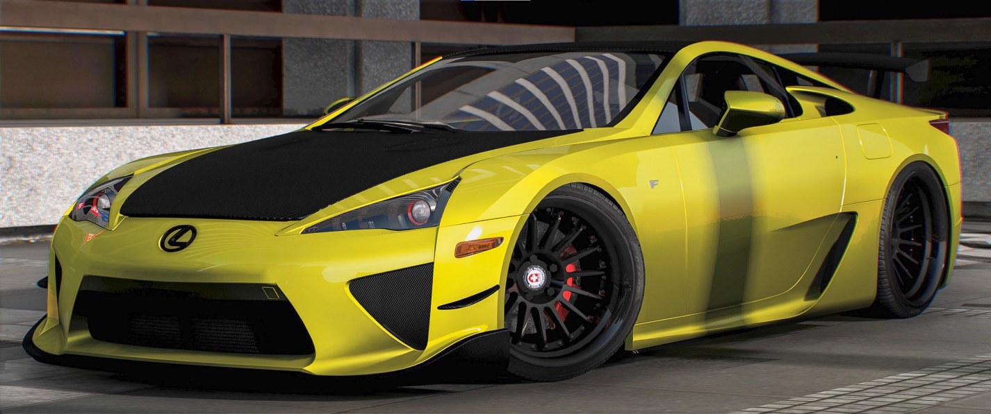 Custom Lexus LFA | BadBlood Customs – Gorilla Cars & MLO