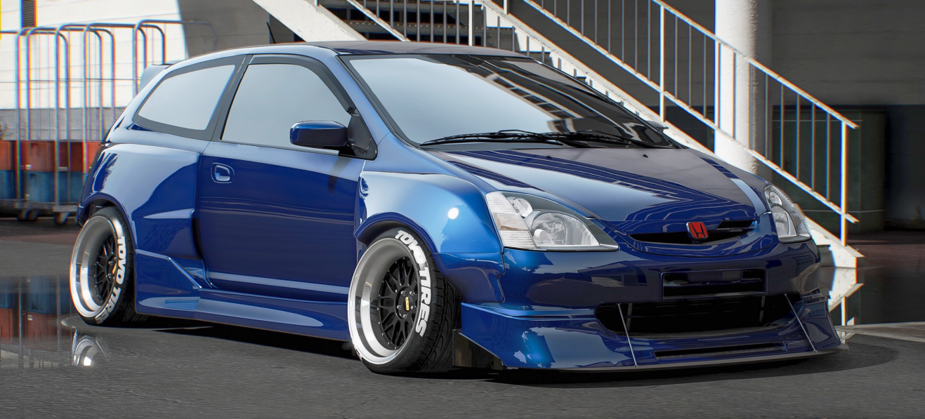Honda Civic EP3 Widebody Kit | Ryan Customs – Gorilla Cars & MLO