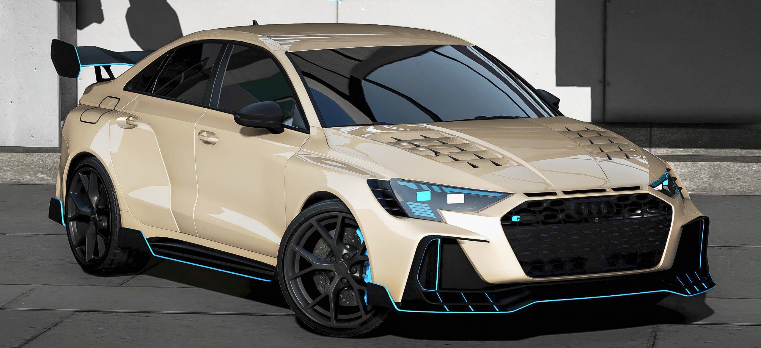 Audi RS3 Sedan Hycade | Adan – Gorilla Cars & MLO