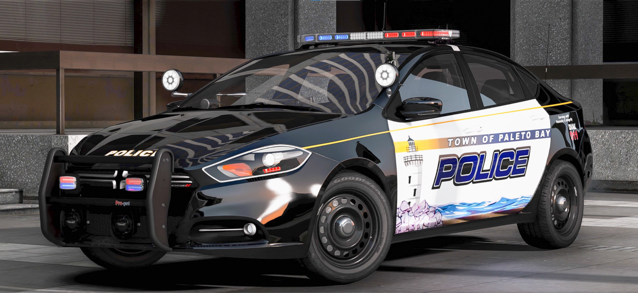 [ELS] Dodge Dart Police 2018 | Grime – Gorilla Cars & MLO