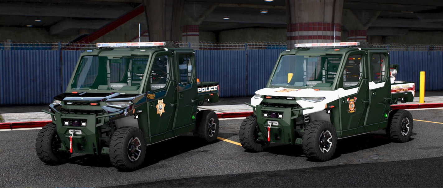 [Non ELS] Polaris Ranger with trailer | Leo – Gorilla Cars & MLO