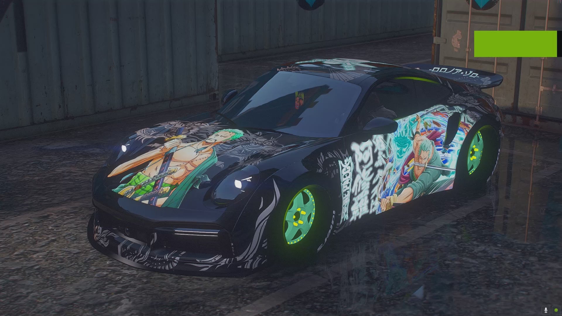Porsche 911 Turbo S (992) Zoro One Piece [Dinamic RGB Lights] – Gorilla ...