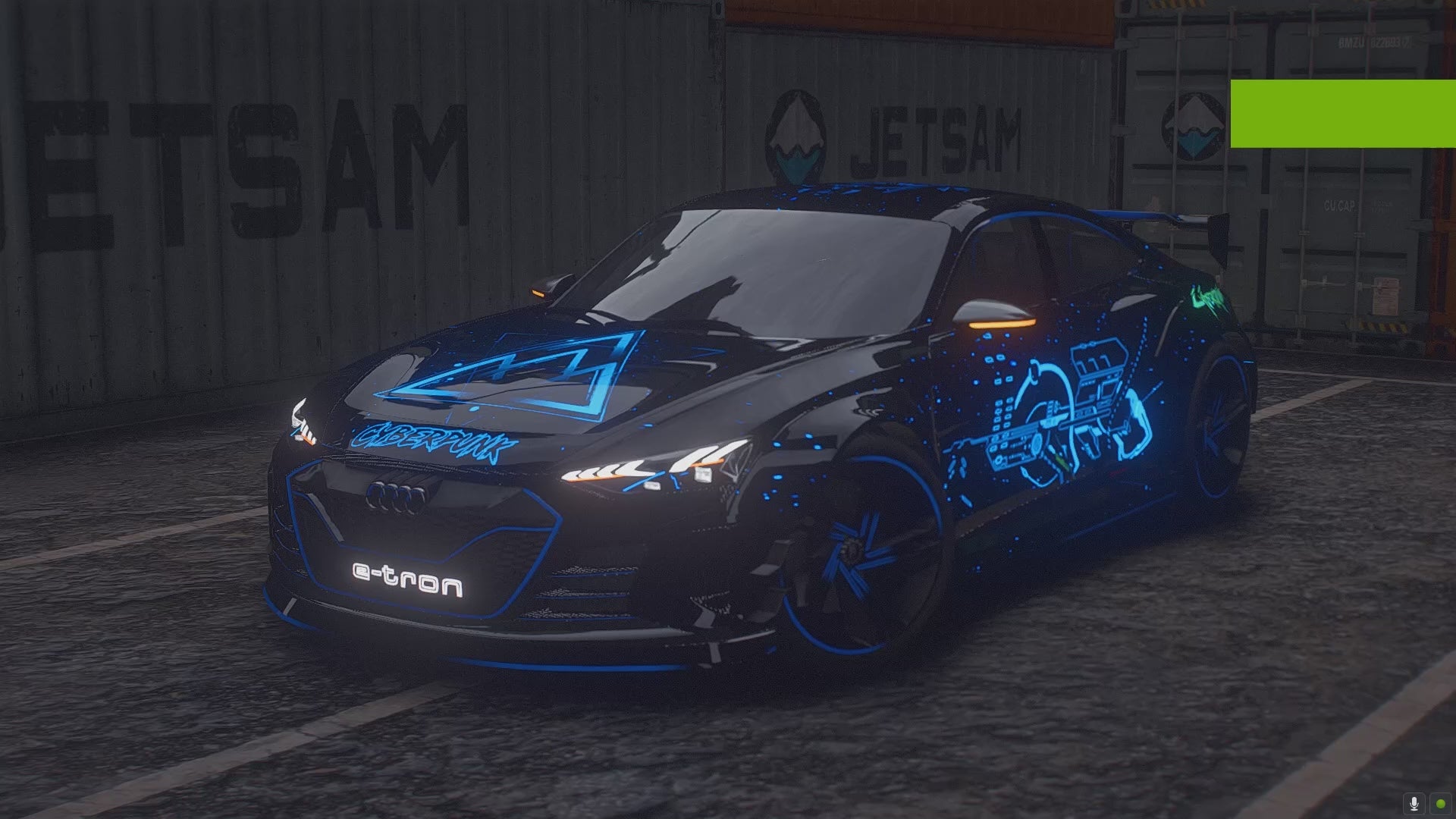 2021 Audi E-Tron Cyberpunk [Dinamic RGB Lights] – Gorilla Cars & MLO