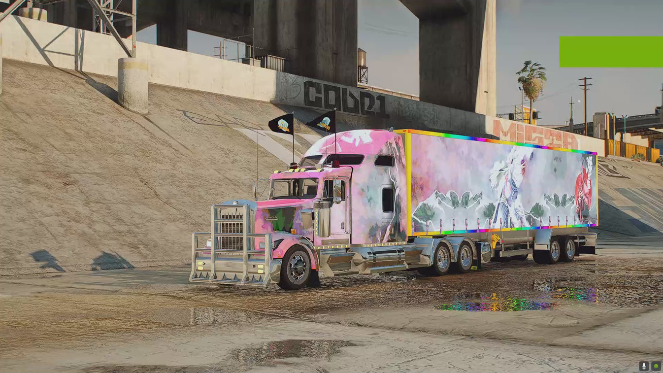 Kenworth W900 10x10 Ninja [Dinamic RGB Lights] – Gorilla Cars & MLO
