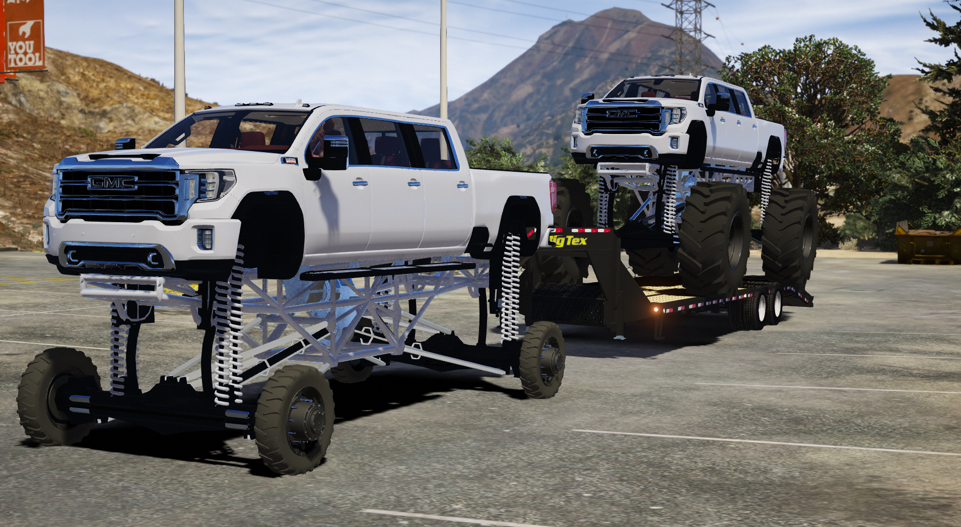 2020 GMC 6Door Mud Truck Transport | Exotic Customs – Gorilla Cars & MLO